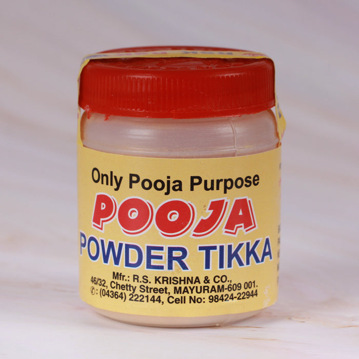 Pooja powder Tikka – R.S.Krishna & Co